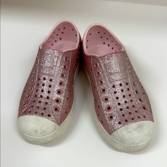 Native | Shoes | Native Kids Pink Glitter Water Shoes | Poshmark